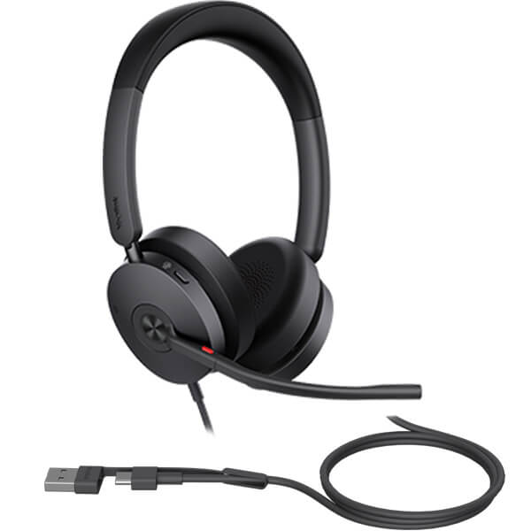 Yealink UH48 Dual ANC USB-C/A Headset - Teams | Headset Store